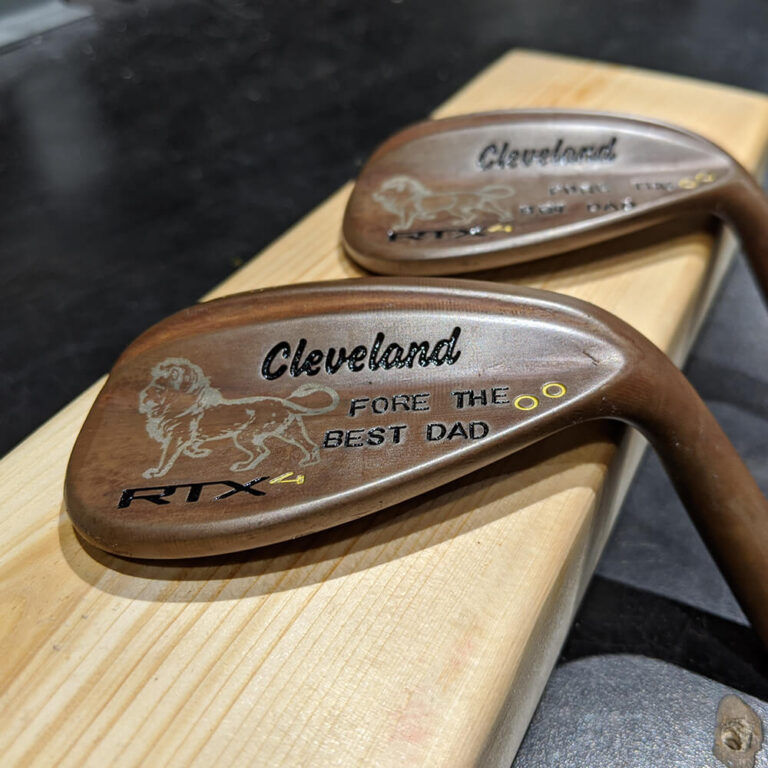 Customization | Custom Built Golf Clubs Barrie - Custom Engraved Clubs ...
